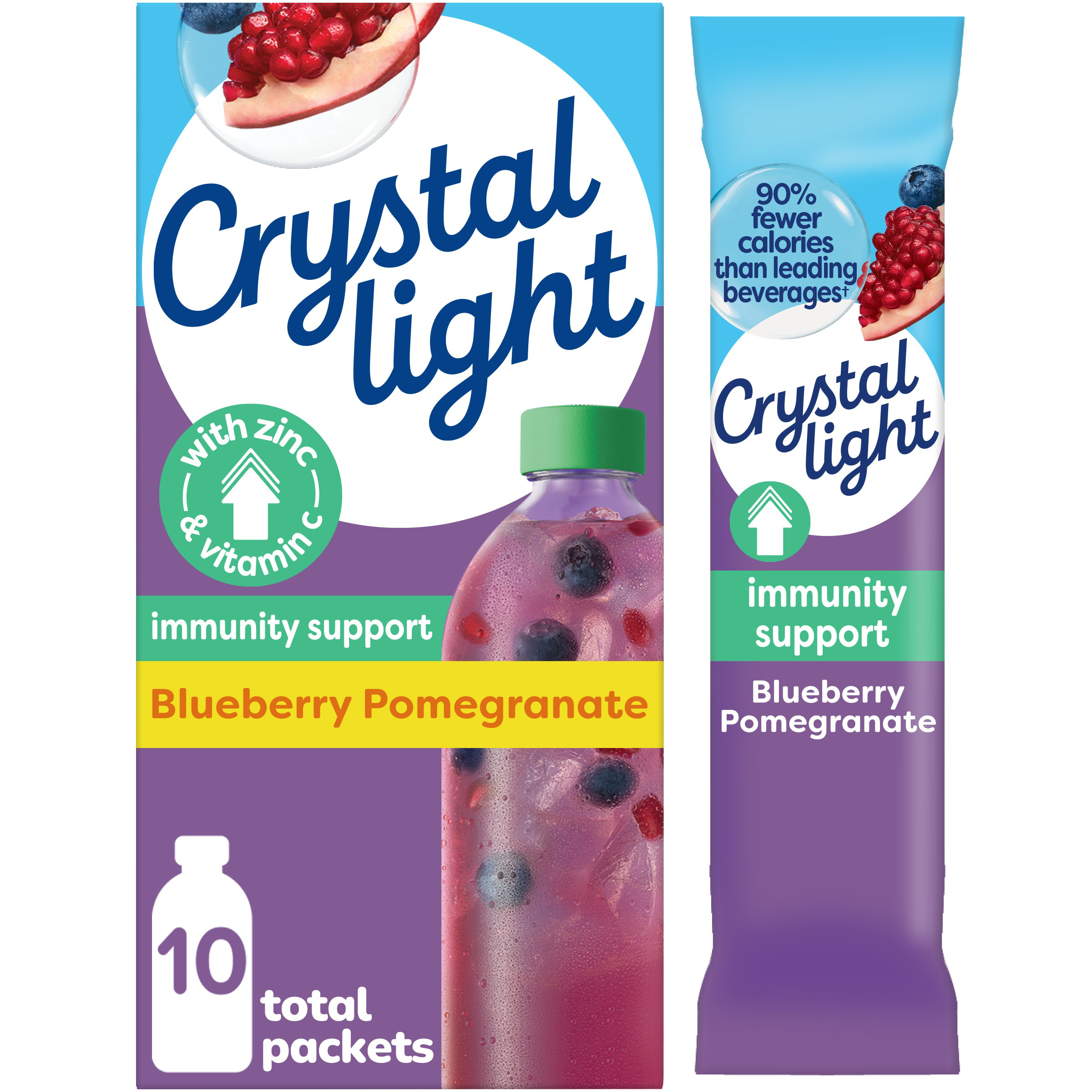 Crystal Light Raspberry Iced Tea Naturally Flavored Powdered Drink Mix ...